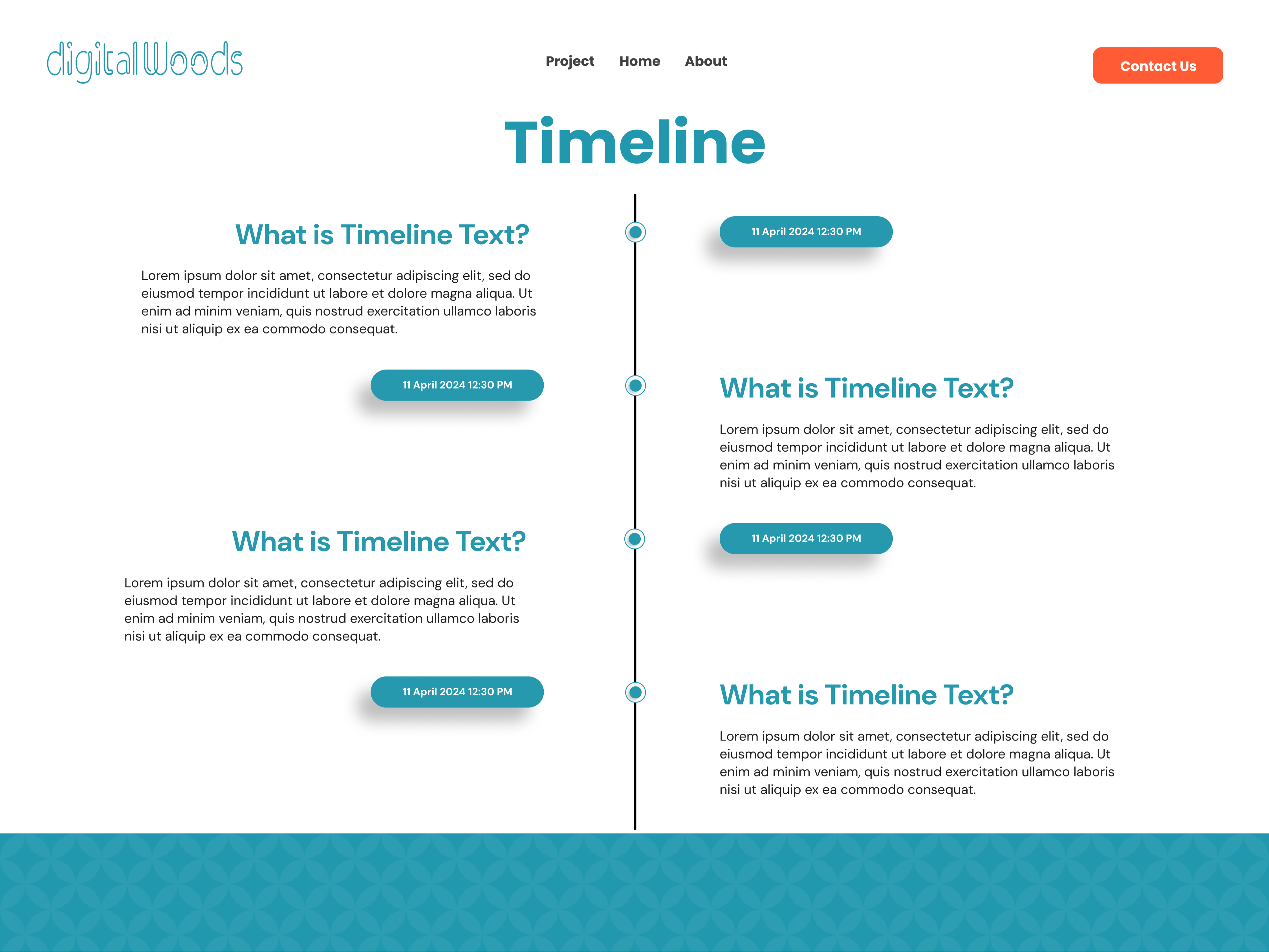 Timeline Module by Digital Woods