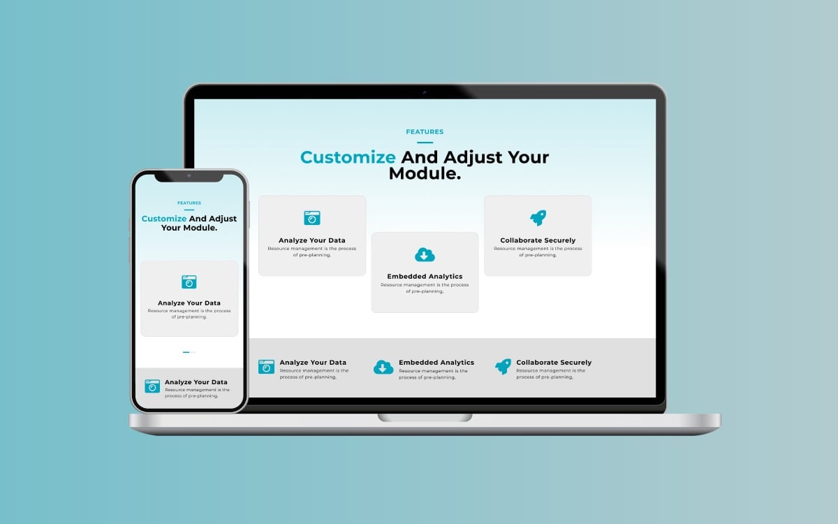 Icon Box Module by Digital Woods