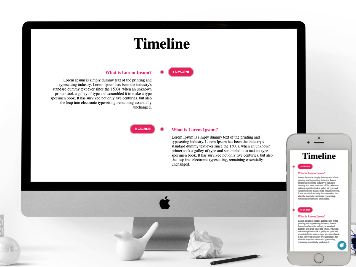 Timeline Module by Digital Woods